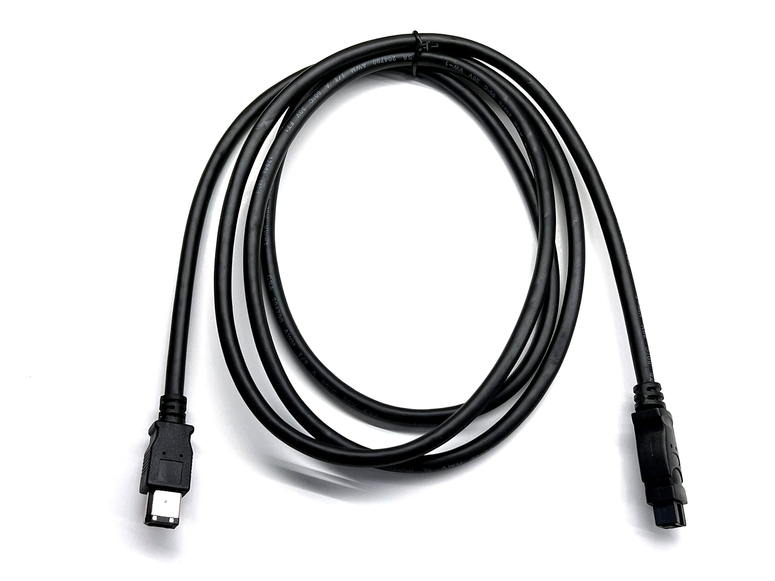Cable Builders Firewire 800 400 Cable 9 Pin to 6 Pin [6FT] IEEE 1394B