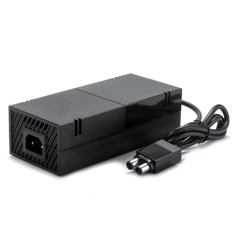 axGear Xbox One Power Supply Brick with Power Cord 100-240V Auto Voltage AC Adapter