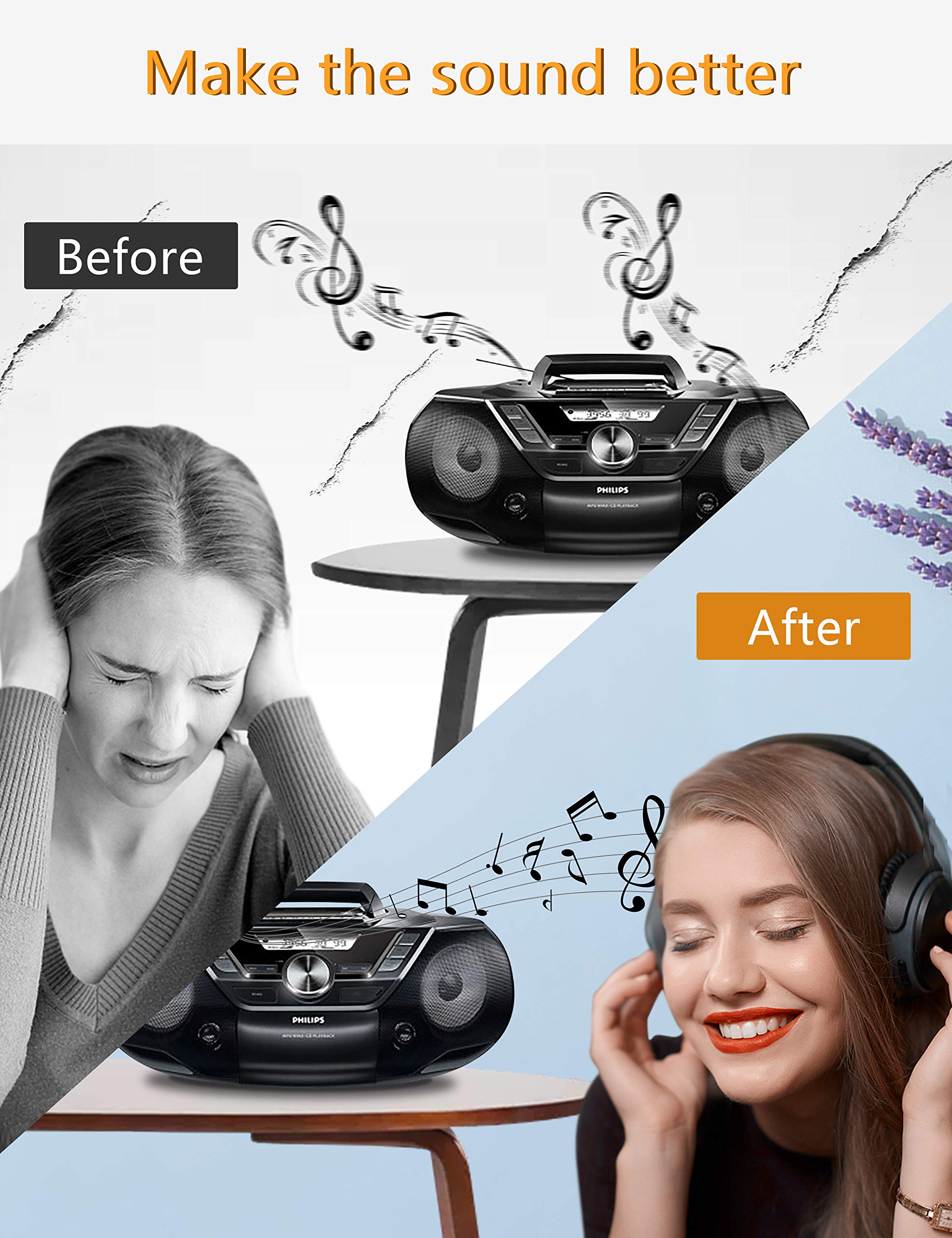 Arsvita Audio Tape/Cassette Head Cleaner with 2 Cleaner Solutions