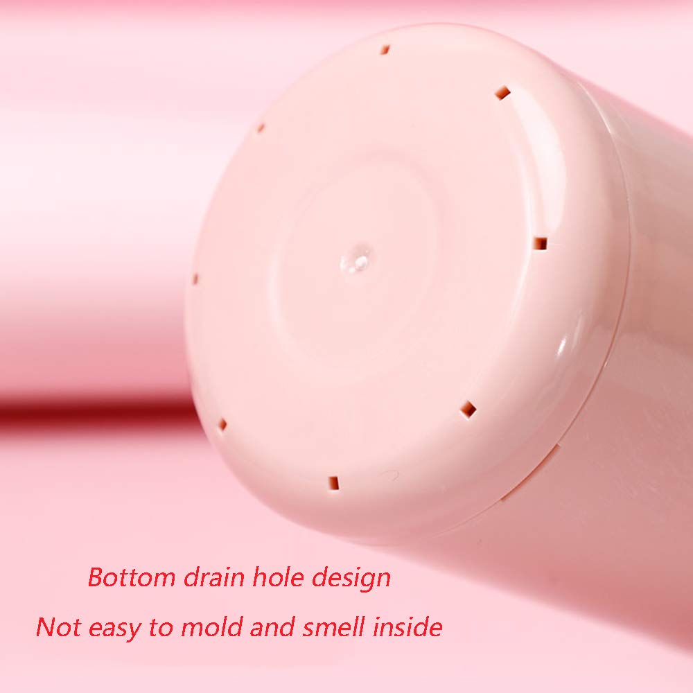 Household items Travel mouthwash Cup Set, Outdoor Toothbrush Storage Box, Portable wash Cup Set, Durable Travel wash Cup, Pink