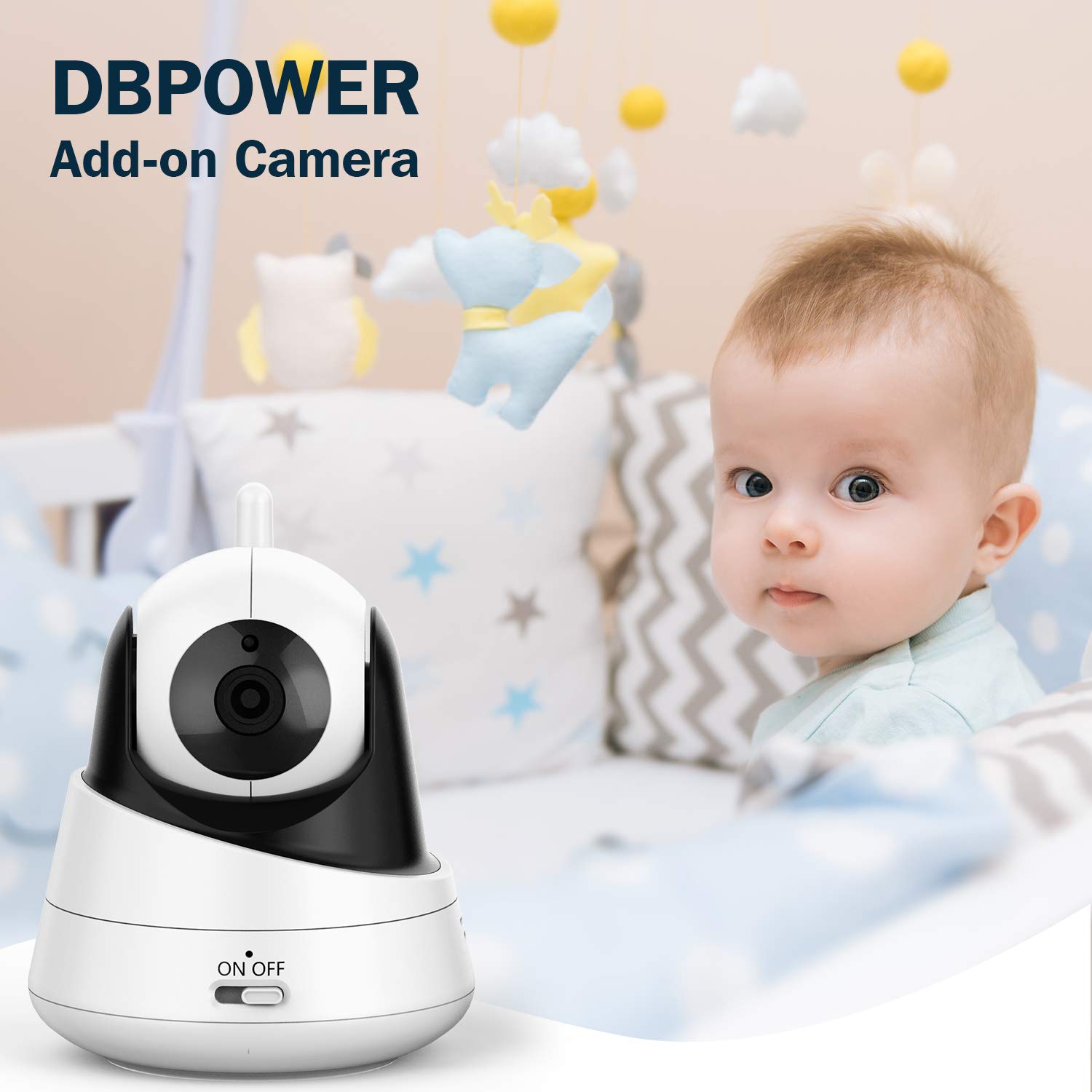 DBPOWER Additional Camera for Video Baby Monitor System (Only for BMO-X1)