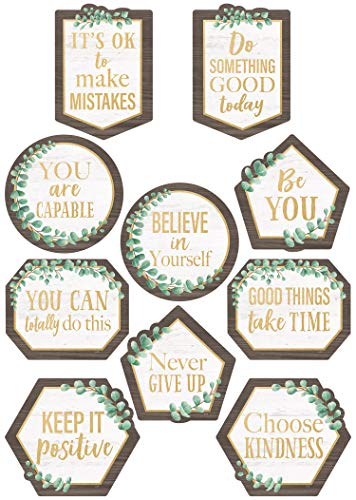Teacher Created Resources Eucalyptus Positive Sayings Accents (TCR8464)