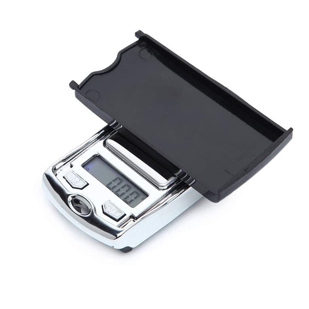 200g/0.01g Precision Mini Portable Gram Scale with Ring Keychain，Multi-Function Car Key Shape Electronic Scale for Jewelry，Medicine, Herb, Food
