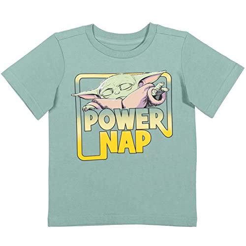 STAR WARS The Mandalorian The Child Toddler Boys 3 Pack T-Shirts Green/Blue/Gray 5T