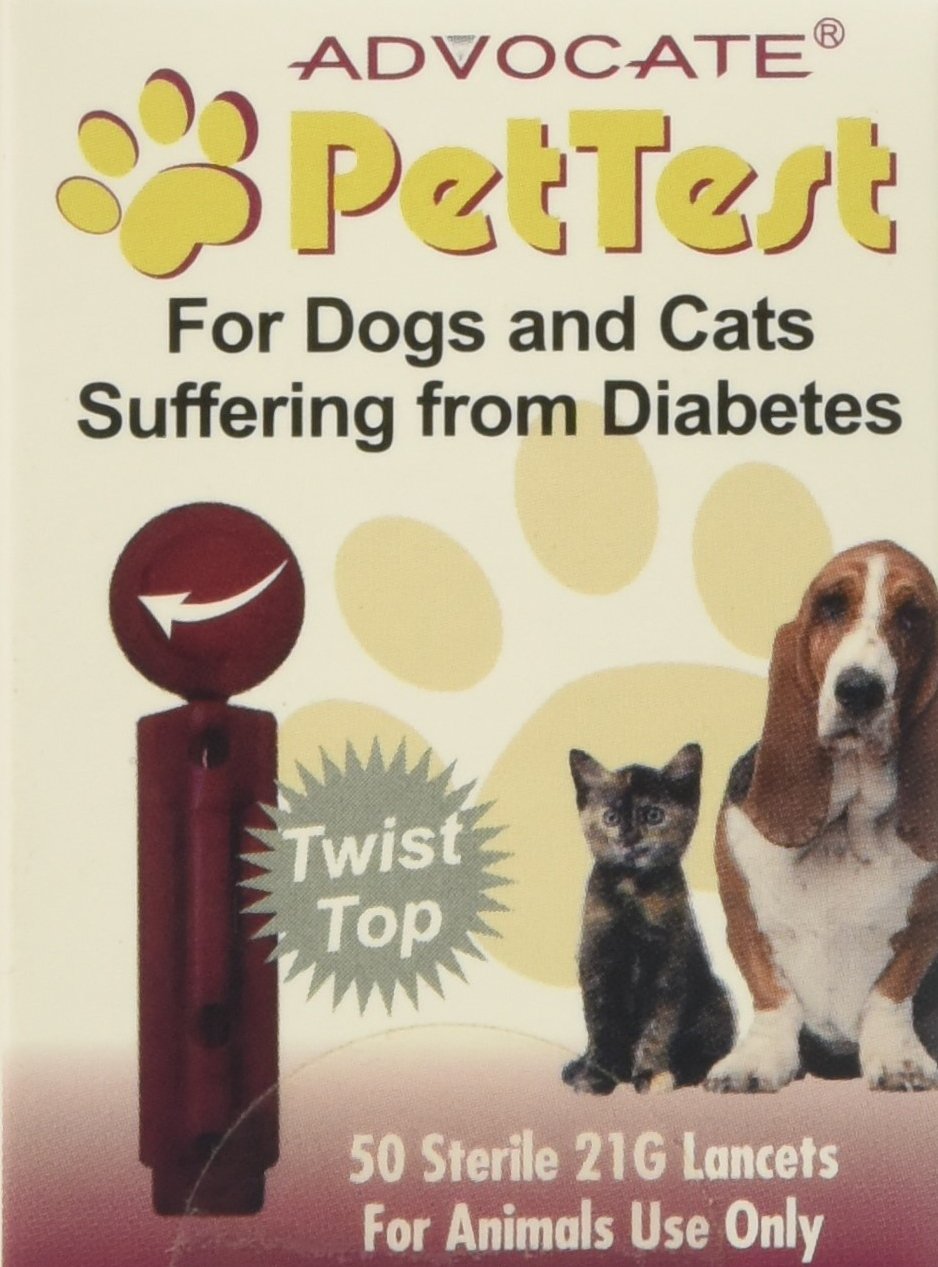 Advocate PetTest 21G Twisttop Lancets - 50 per Box