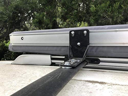 ARB 813402 Awning Bracket 50 mm Wide Pre-Drilled Holes 8 mm Gusseted Awning Bracket Ideal for Additional Strength for Off-Road use or Under Extreme Conditions.