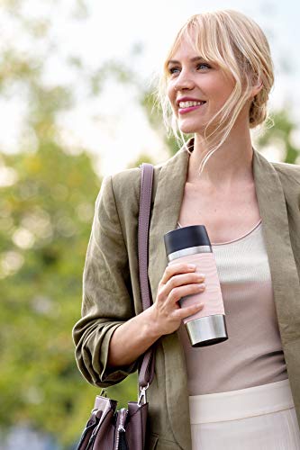 Emsa Waves Travel Mug Thermos Mug 18/10 Stainless Steel/Black