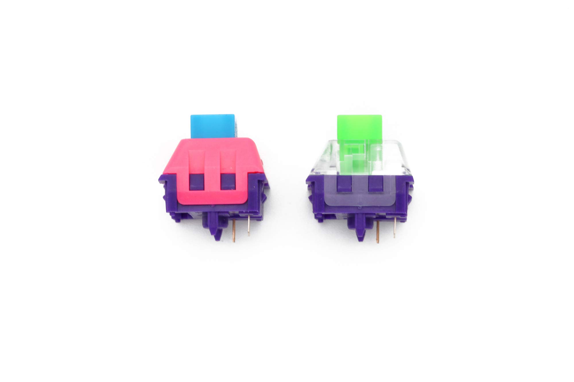 KPREPUBLIC kailh Box Cyber p EVA Tactile Switch SMD Clear MX Switches for Mechanical Gaming Keyboard 62g 67g 5pin 50m Clear housing Punk (Kialh EVA Switch 62g x70)