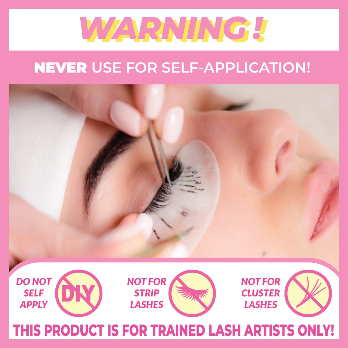 MIYA LASH Ultra Bond Eyelash Extension Glue | Professional Use | 8 Weeks Retention | 1-2 Sec Dry Time | Volume & Classic Individual Lash Adhesive | Super Strong Bond Lash Extension Glue 5ml Salon Use