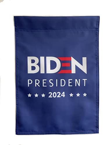 BIDEN, 2024, President, Outdoor/Indoor, Lawn Flag, 12” x 18”