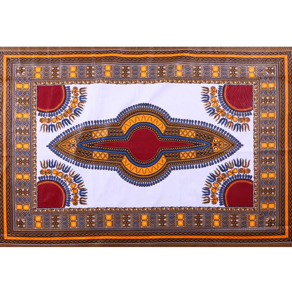 African Fabric 6 Yard Printed Wax Cloth African Ankara Fabric for Party Dress 2003