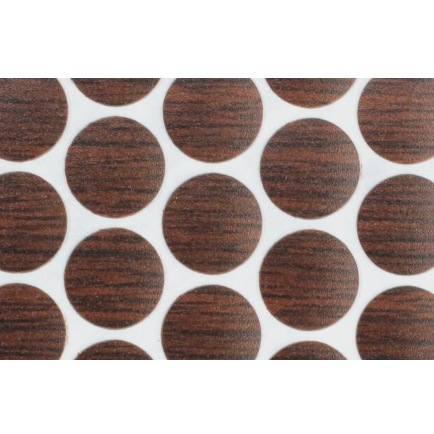 53 Pack Fastcap FC.WP.916.IW 9/16" Self Adhesive Furniture Cabinet Screw Cap Covers Imperial Walnut