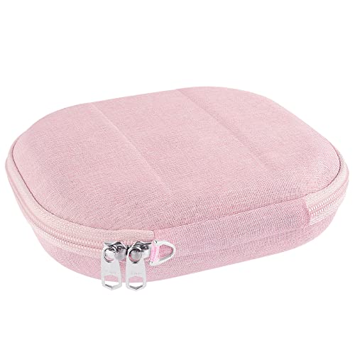 Geekria NOVA Headphones Case Compatible with JBL Tune 510BT, Tune 560BT, Tune 660 BTNC, Live 460NC, Live 400BT, E45BT Case, Replacement Hard Shell Travel Bag with Cable Storage (Pink)