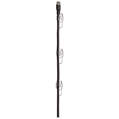 Command 17017CLR Round Cord Clip, Plastic, Clear