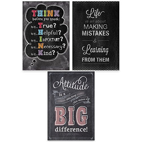 Creative Teaching Press Think Positive Inspire U 3-Poster Pack (7486)