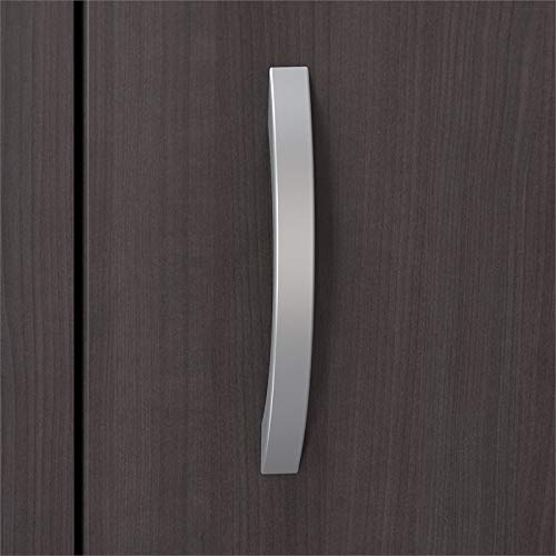 Bush Business Furniture Studio C Bookcase Door Kit in Storm Gray