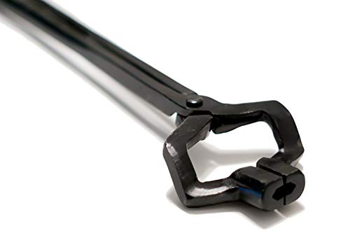 BetterForge 17" Z-Type Offset Blacksmith Tongs for Knife Making