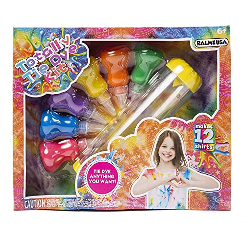 RALME Tie Dye Kit for Kids β Complete Easy Craft DIY Tie-Dye Set, Make Your Own Designs