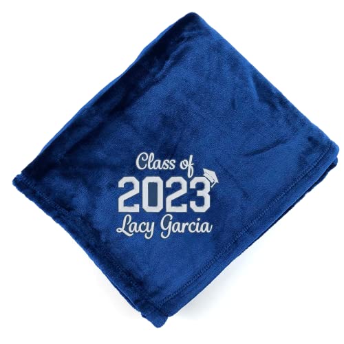 The Crafty Engineer Custom Senior 2023 Gift Sherpa Throw Blanket
