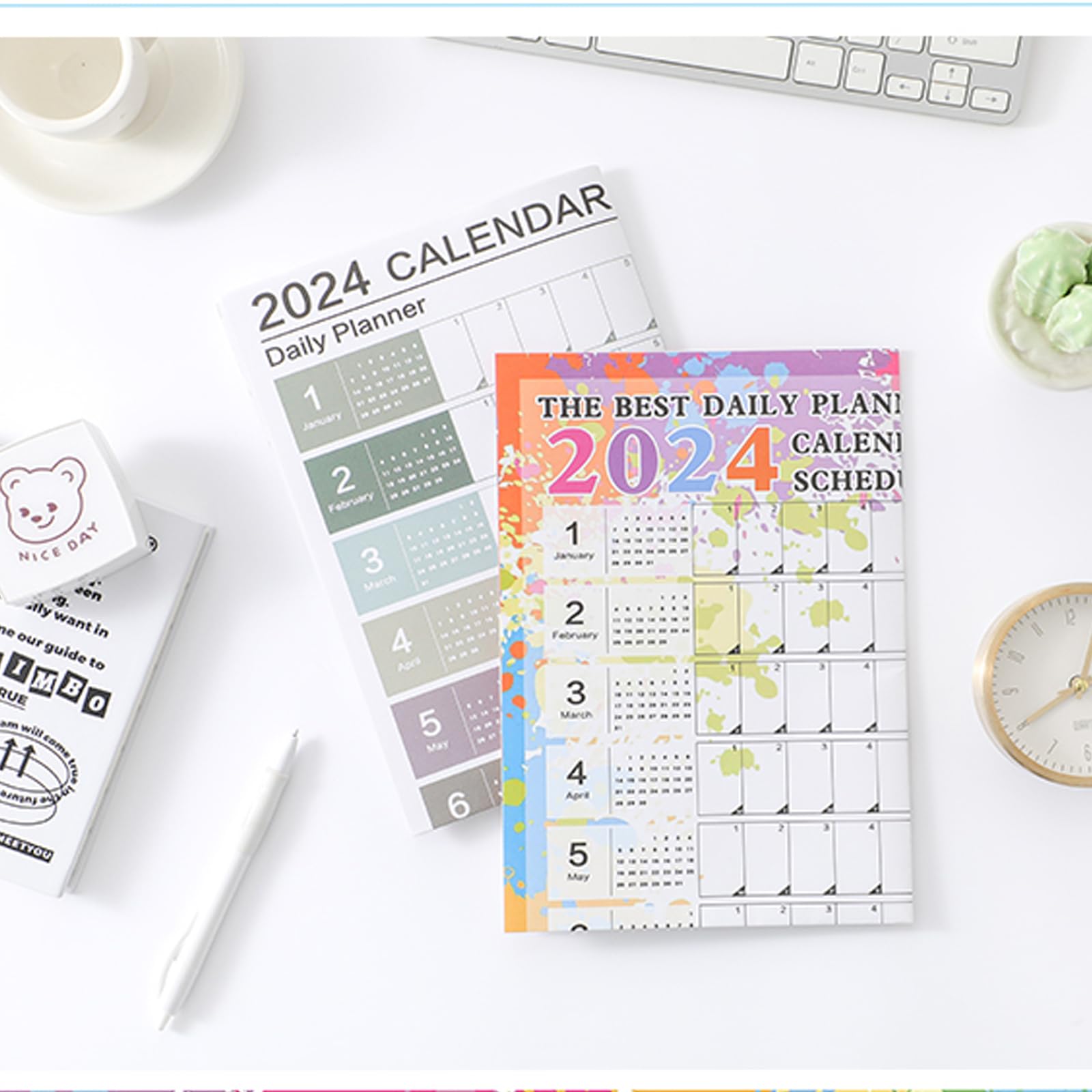 29''x20'' Poster Calendar 2024 Wall Calendar 12 Month Annual Yearly Wall Planner,Year-Round Large Wall Calendar, Large Size 12 Month Planner,2024 Calendar