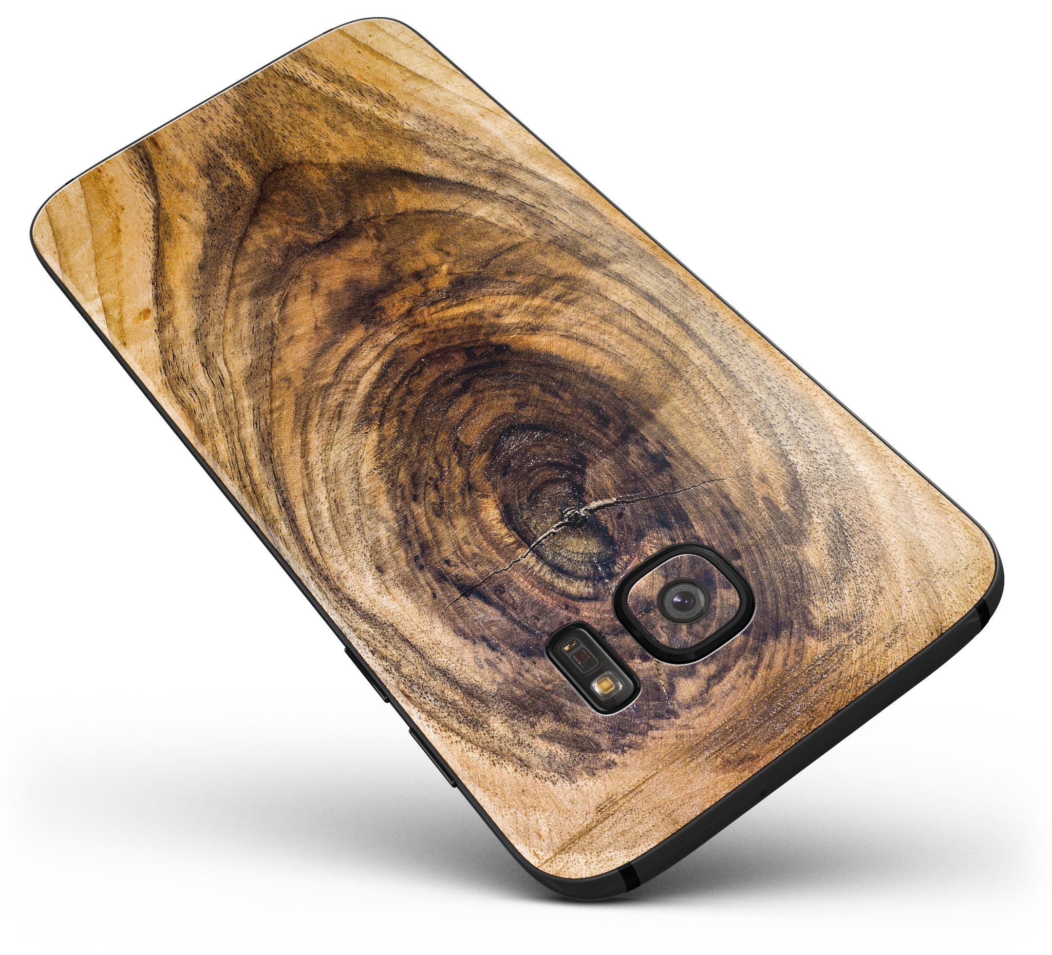 Design Skinz Design Skinz Light Knotted Woodgrain Full-Body Wrap Decal Skin-Kit for The Galaxy S9 Plus