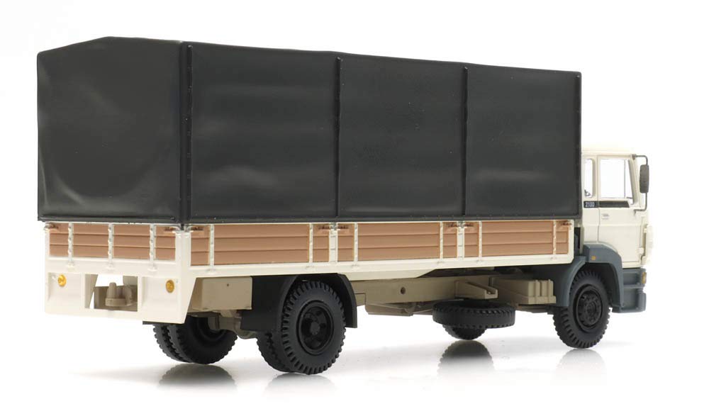 ARTITEC DAF Tilting Cabin 1987, Movable Hood, White 1/87 Finished Model Truck