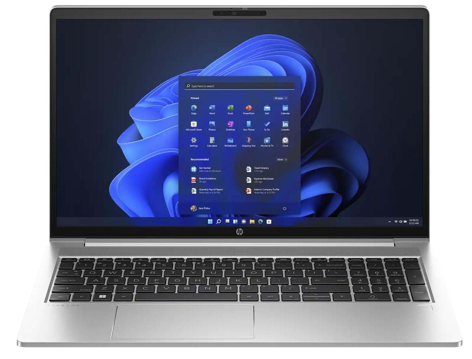 HP ProBook 450 G10 15.6" Home & Business Laptop (Intel i5-1335U 10-Core, 8GB RAM, 256GB SSD, Intel Iris Xe, FHD (1920x1080), Fingerprint, WiFi, Bluetooth, Webcam, Win 10 Pro) w/Hub