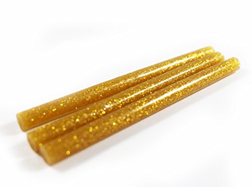 Crafters Square Mini Glue Sticks - Glitter - Red, Green, Gold, Silver - 15 sticks in package