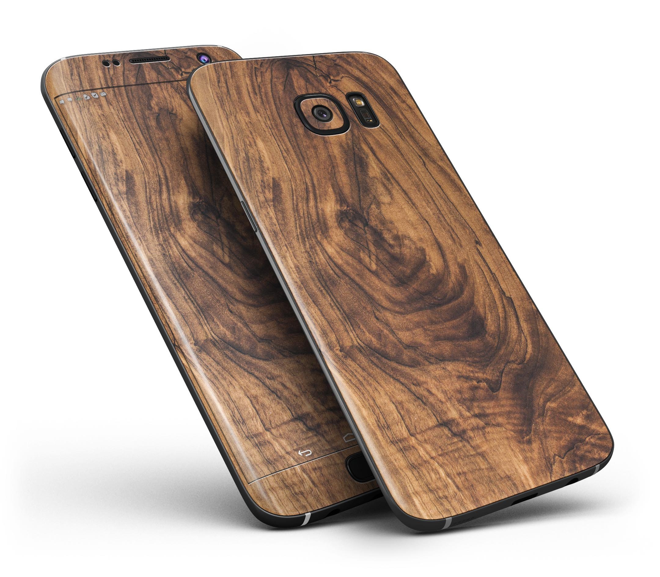 Design Skinz Design Skinz Raw Wood Planks V11 Full-Body Wrap Decal Skin-Kit for The Galaxy S9 Plus