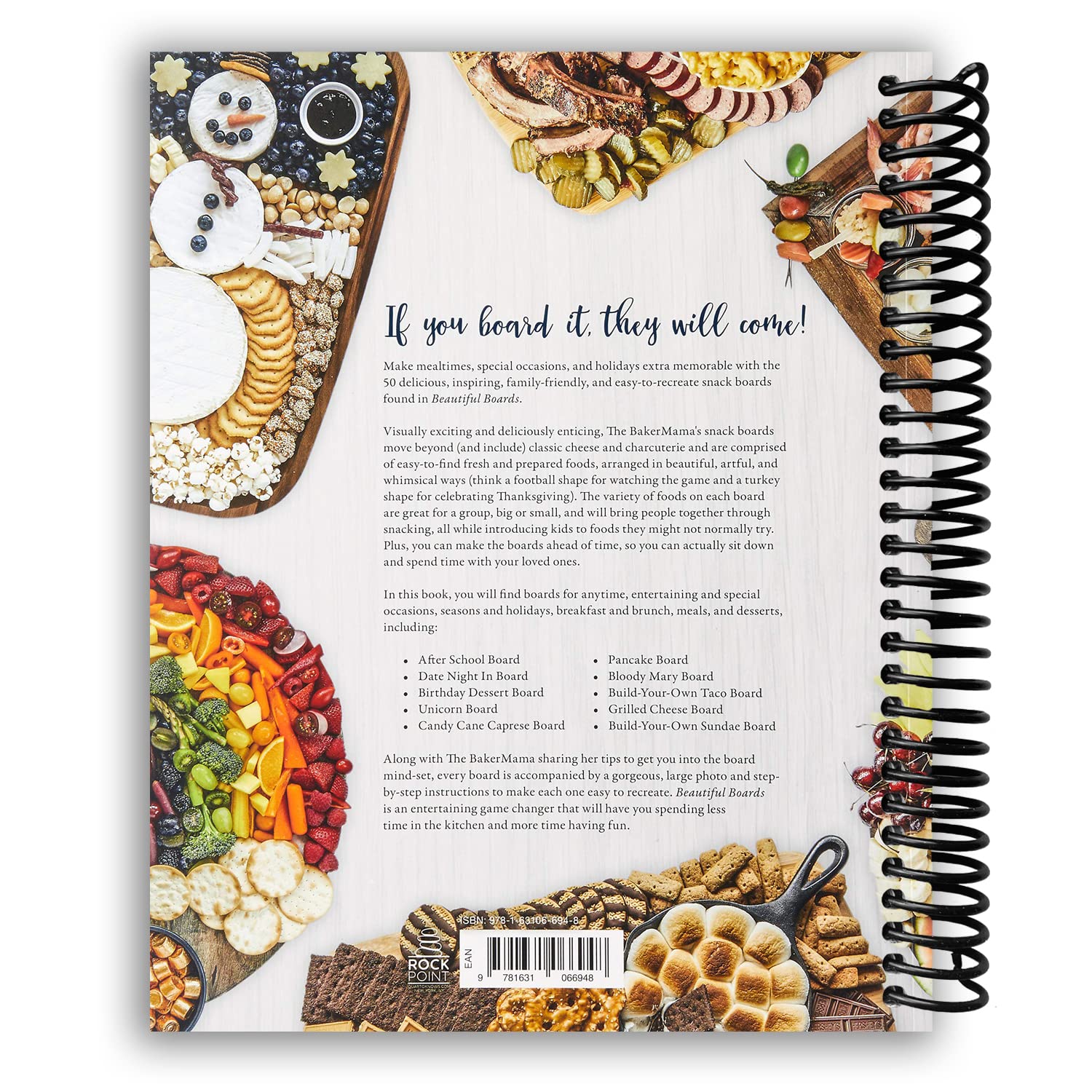 Beautiful Boards: 50 Amazing Snack Boards for Any Occasion [Spiral-bound]