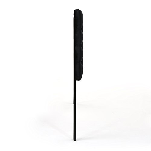 Christopher Knight Home Jezebel Tufted Velvet Headboard, King / Cal King, Black / Black