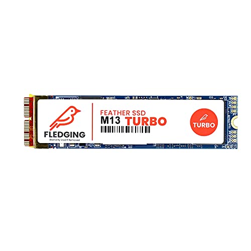Fledging 2TB Turbo Feather M13 PCIe NVMe Gen 3.0x4 SSD Upgrade –DIY kit & OS Included– Compatible with Apple MacBook Air (2013-2015) & Pro (2013-2016), Mac Mini (2013) & Pro (2014), iMac (2013-2019)