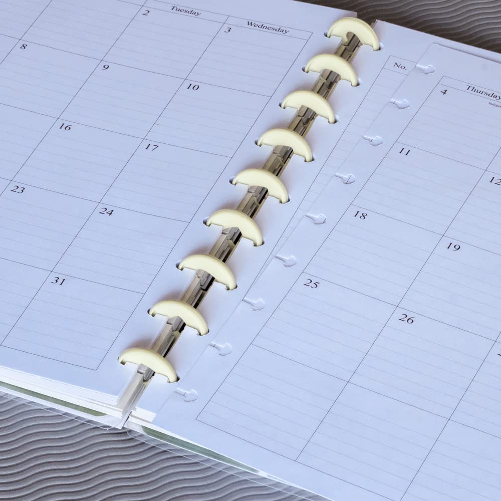 2023 2024 Monthly Planner Refills for Happy Planner, 14 Months from November 2023 to December 2024-9 Discs Punched, Classic Size, 7" x 9-1/4"
