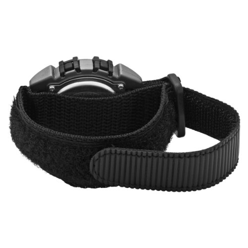Armitron Sport Men's 406623 Chronograph Round Gray and Black Nylon Strap Digital Watch