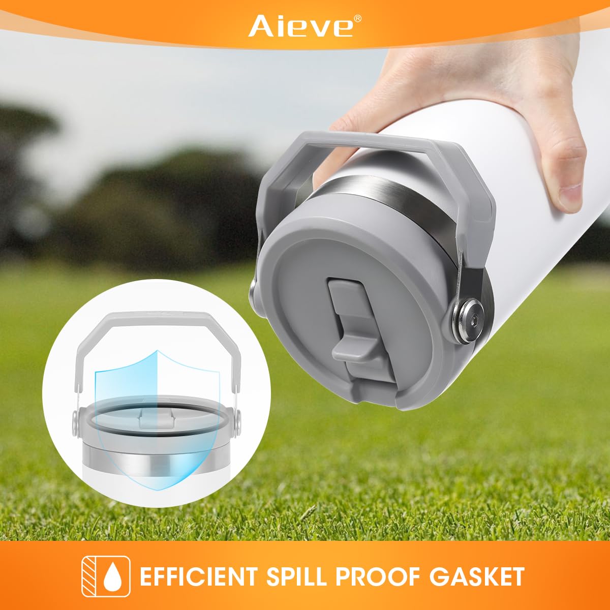 AIEVE 4 Pack Silicone Lid Seal Replacement Gasket Compatible with Stanley IceFlow Tumbler Cup 20oz & 30oz
