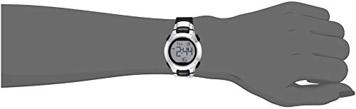 Armitron Sport Women's 457012BLK Chronograph Black Resin Stainless-Steel Accent Strap Watch