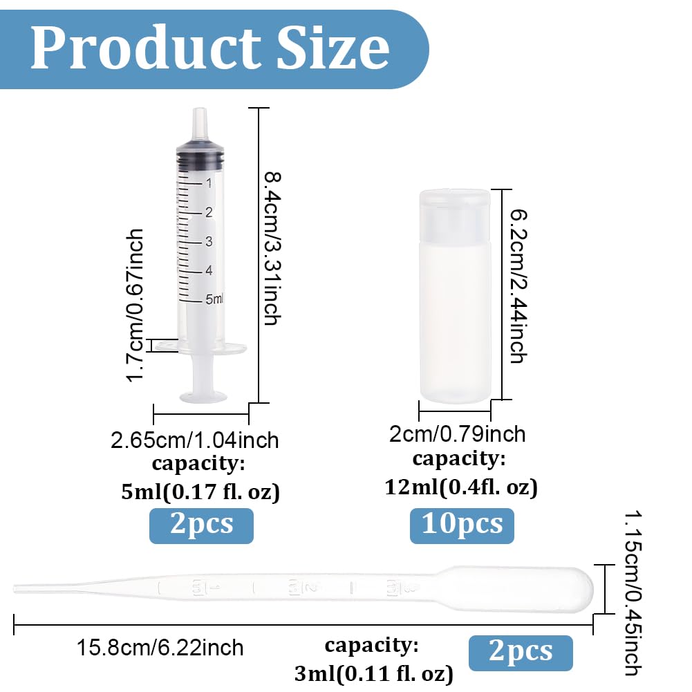 BENECREAT 10 Pack 12ml Small Plastic Flip Cap Sample Bottle Empty Refillable Travel Bottles for Makeup Cosmetic Toiletries Product