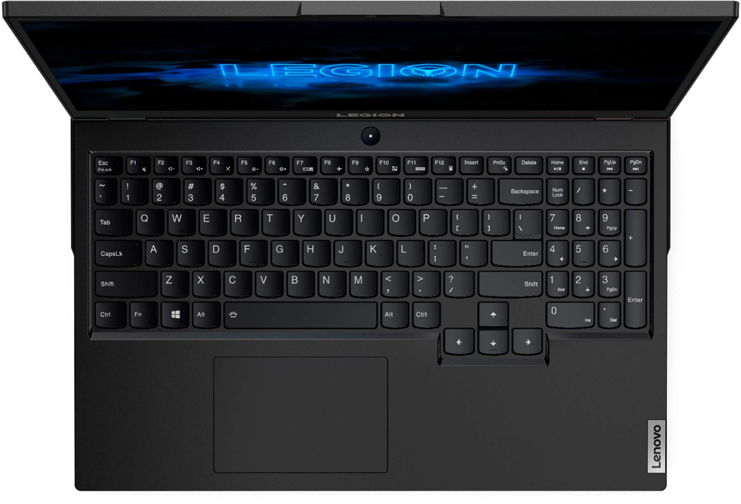 Lenovo Legion 5 15.6" FHD VR Ready Gaming Laptop, IPS, i7-10750H, USB-C, HDMI, WiFi 6, Webcam, Backlit Keyboard, Bluetooth, NVIDIA GeForce GTX 1660 Ti, Win 10, Black (8GB RAM | 512GB PCIe SSD)