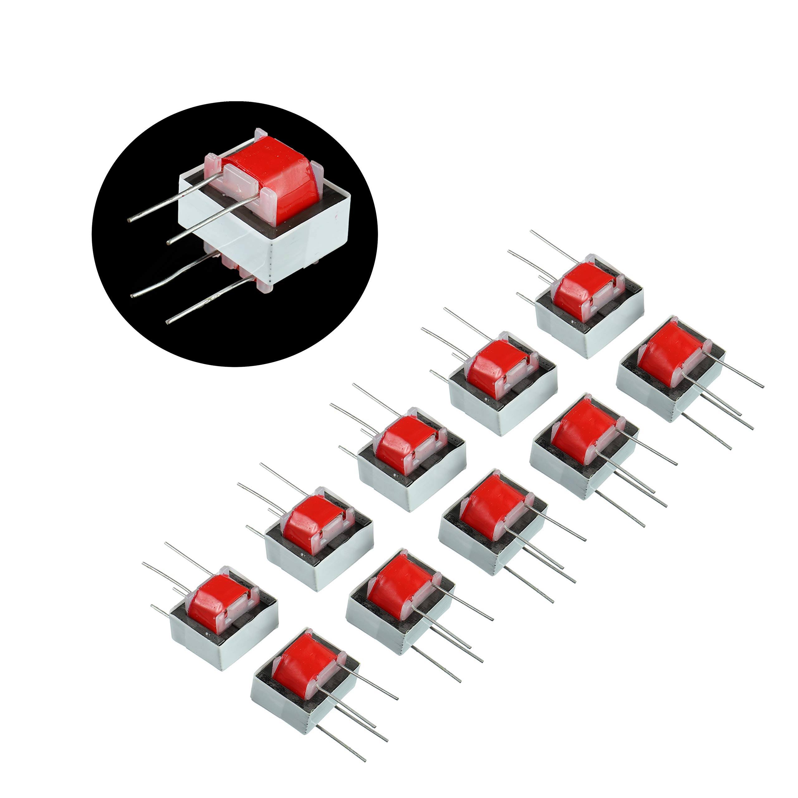 BOJACK EI-14 High Efficiency Audio Isolation Transformers 1:1 600:600 Ohm (Pack of 10)