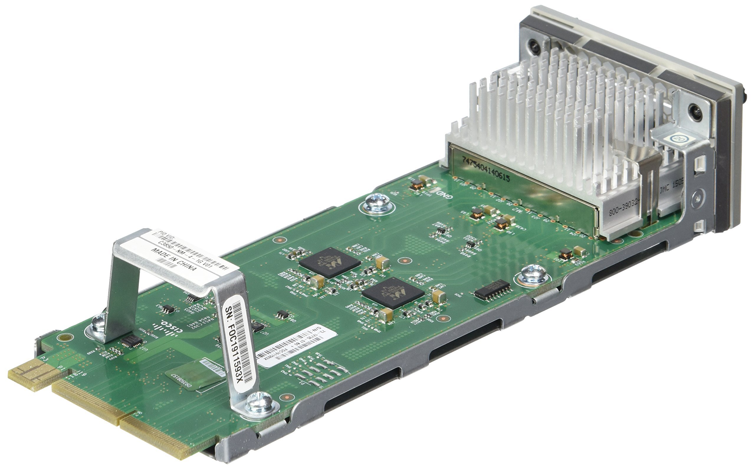 Cisco C3850-NM-4-1G 4-Port 1GB SFP Network Module for 3850 Series (Renewed)
