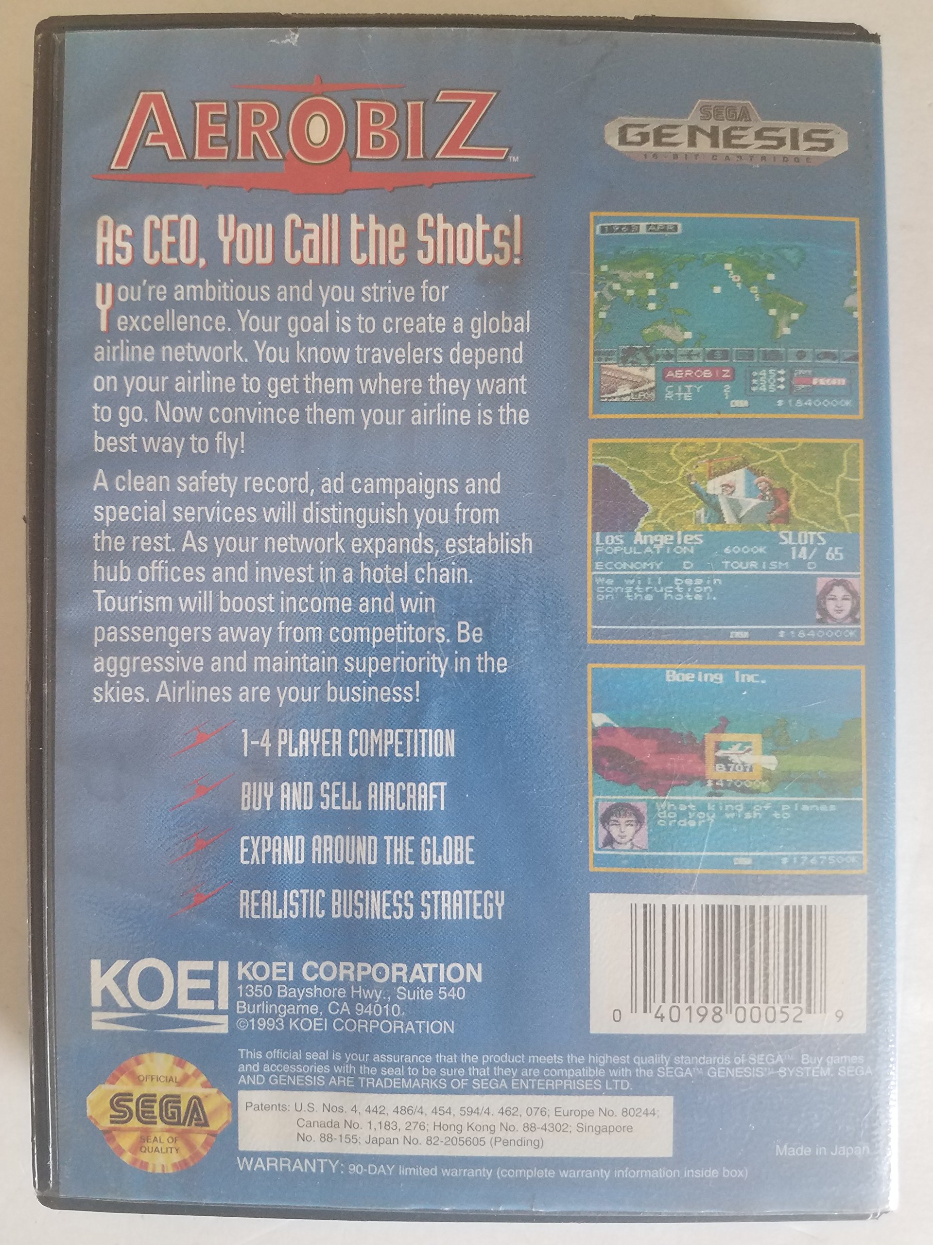 Aerobiz - Sega Genesis