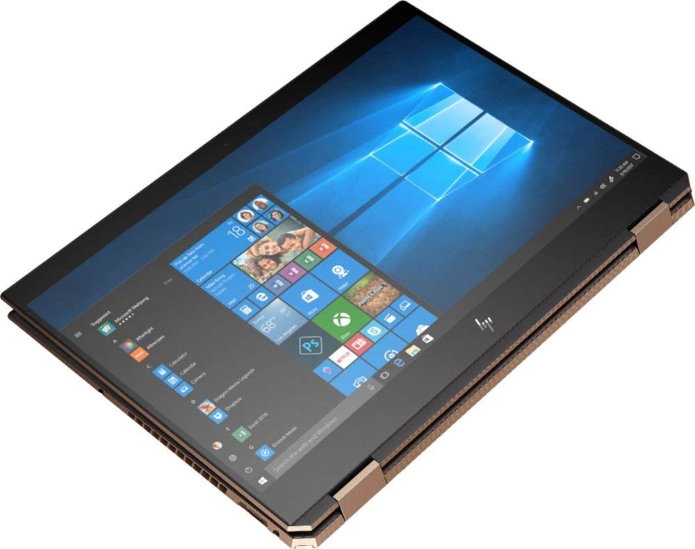 2019 HP Spectre x360 15t Touch 4K IPS AMOLED GTX 1650 with 6 core(9th Gen Intel i7 9750H, 1TB SSD, 16GB, 2-in-1, 3 Years McAfee Internet Security, Windows 10 PRO Upgrade, HP Warranty) Dark Ash