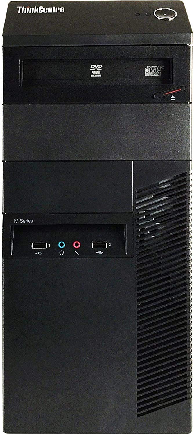 Lenovo ThinkCentre M82 Tower Desktop PC, Intel Quad Core i5-3470 up to 3.6GHz, 8G DDR3, 256G SSD, DVD, WiFi, BT 4.0, Windows 10 64 Bit-Multi-Language Supports English/Spanish/French(Renewed)