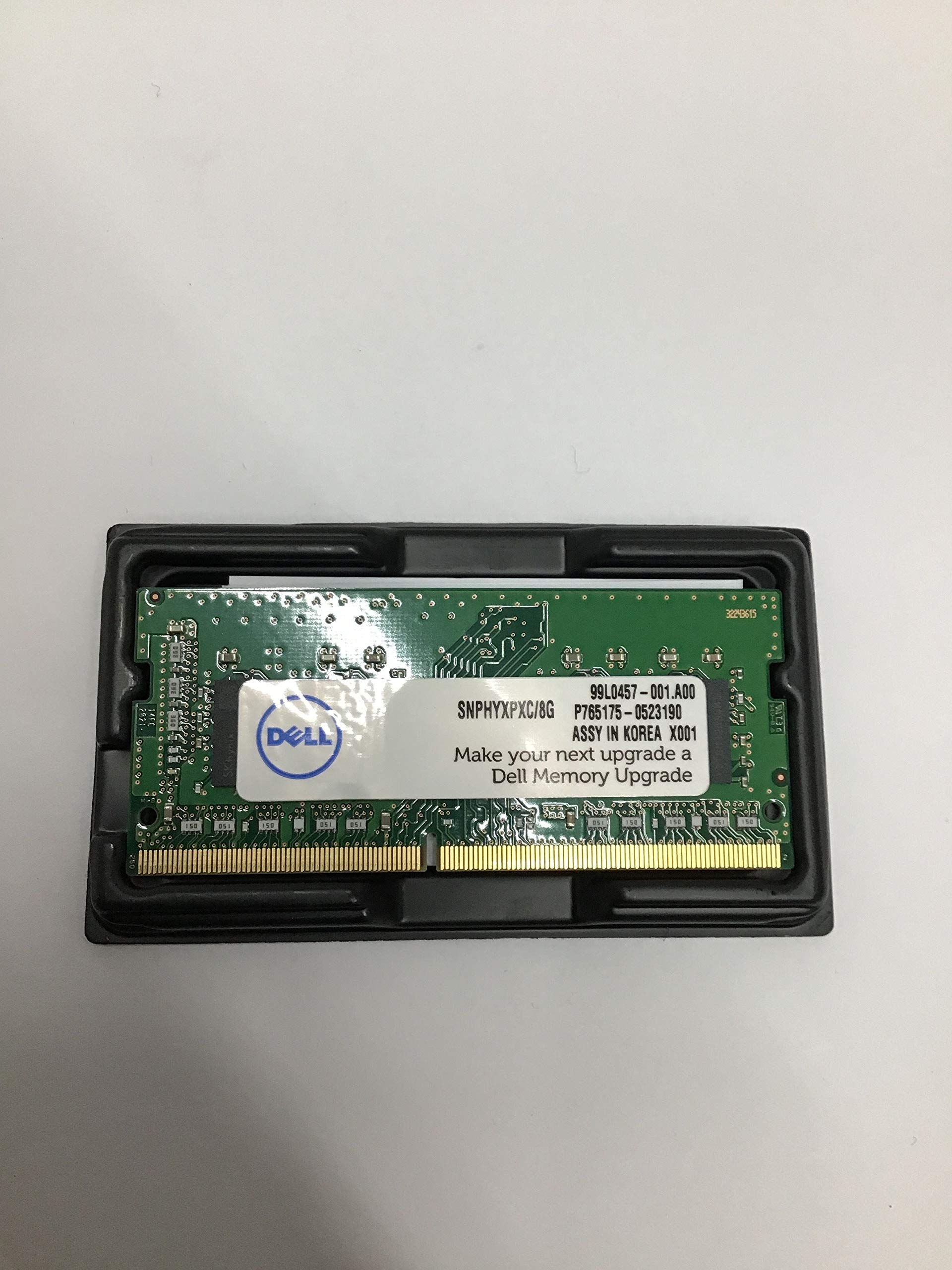 Dell 8GB DDR4 SDRAM Memory Module - 8 GB (1 x 8 GB) - DDR4 SDRAM - 2666 MHz DDR4-2666/PC4-21300 - 1.20 V - Non-ECC - Unbuffered - 260-pin - SoDIMM