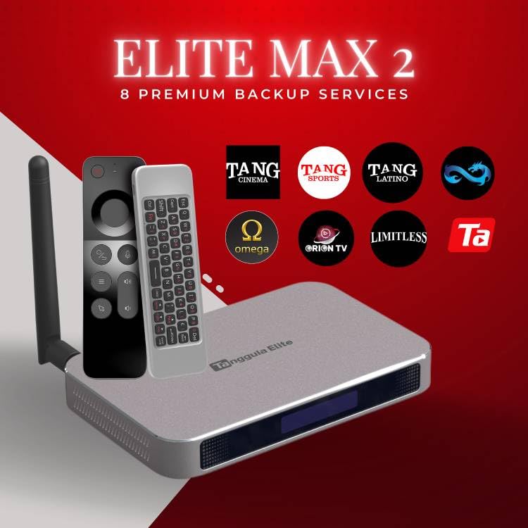 2023 Elite Max 2 Series 4Gb 128GB Android 11 IP TV Box New Technology (Comes with The Newest Update)