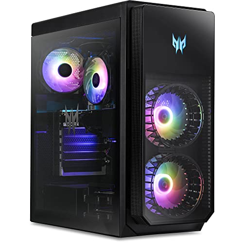 acer Predator Orion 5000 Gaming Desktop PC (Intel i7-12700F 12-Core, 32GB DDR5, 2x4TB PCIe SSD RAID 0 (8TB), GeForce RTX 3080 10GB, WiFi 6E, Win11H) w/Backlit KYB, USB Mouse, & Dockztorm Dock