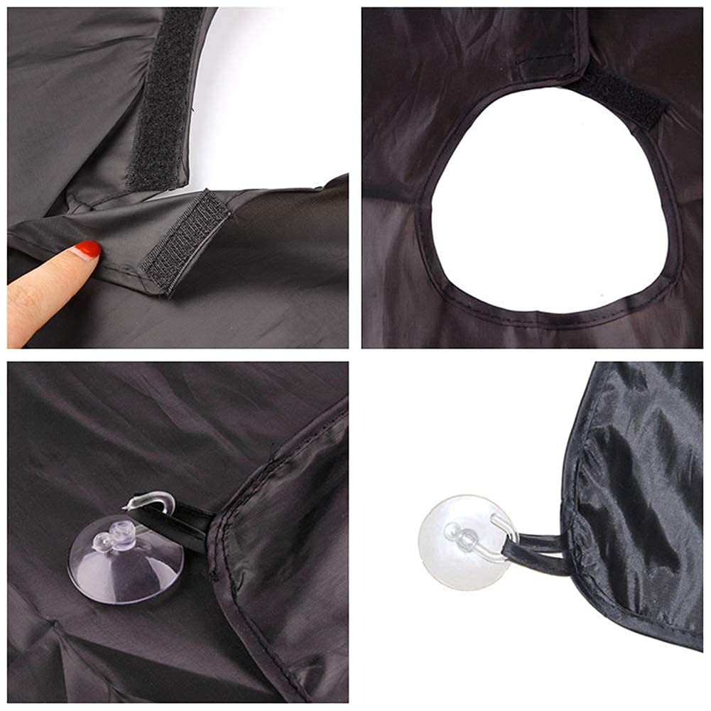 TecTake Beard Bib Apron, Mens Beard Hair Catcher for Shaving and Trimming, Non-Stick Beard Shave Cape, Grooming Accessories Tools & Gifts for Husband or Dad