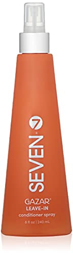 SEVEN GAZAR Hair Care Leave In Conditioner Detangler Spray, Hairspray for Women, Thin Dry Damaged, Curl-Defining, Wavy Curly Hair, Anti Frizz Detangling Spray, 8oz