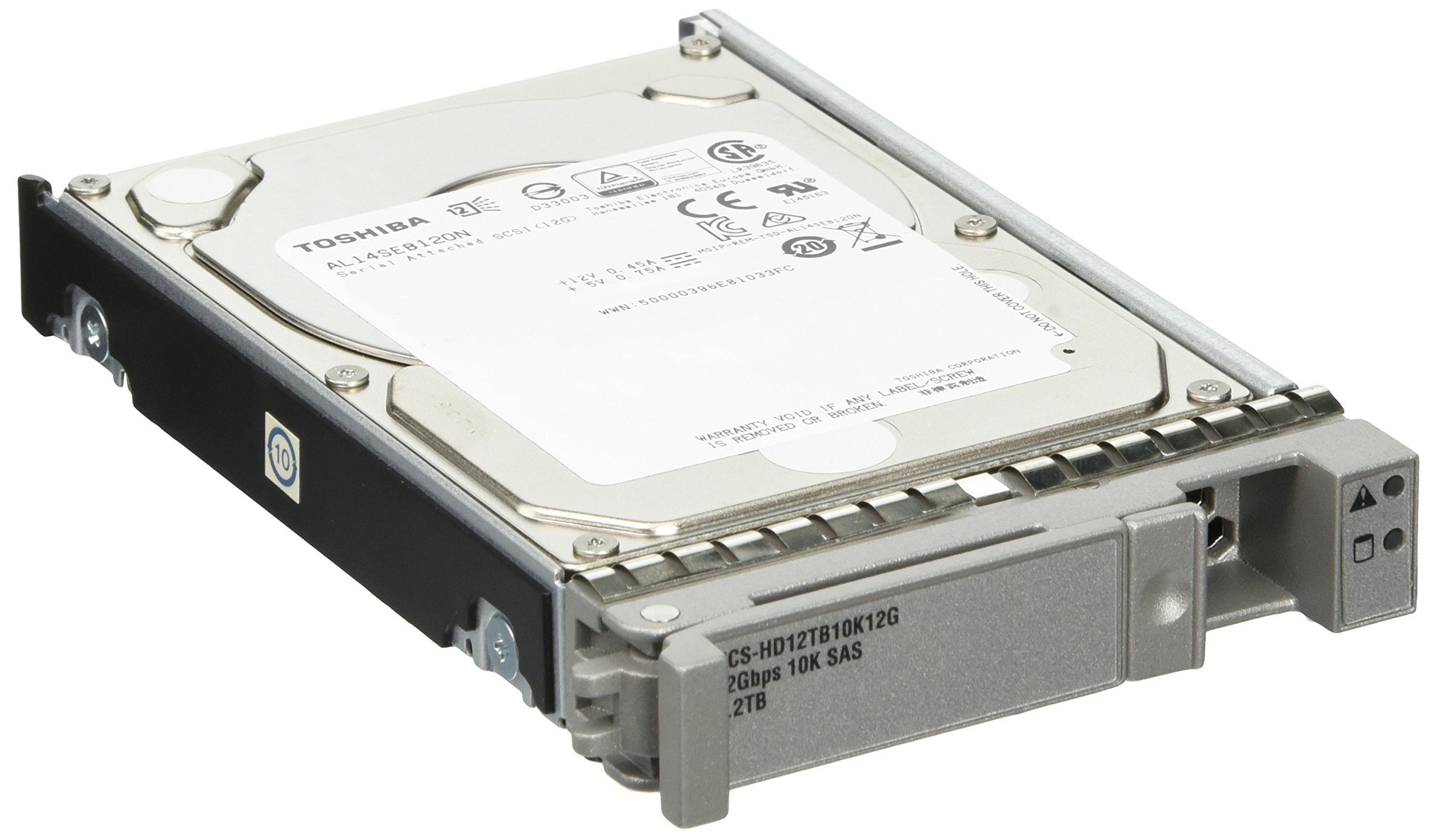 Cisco UCS-HD12TB10K12G 1.2TB 10K RPM SAS 12G 2.5 HDD (Renewed)
