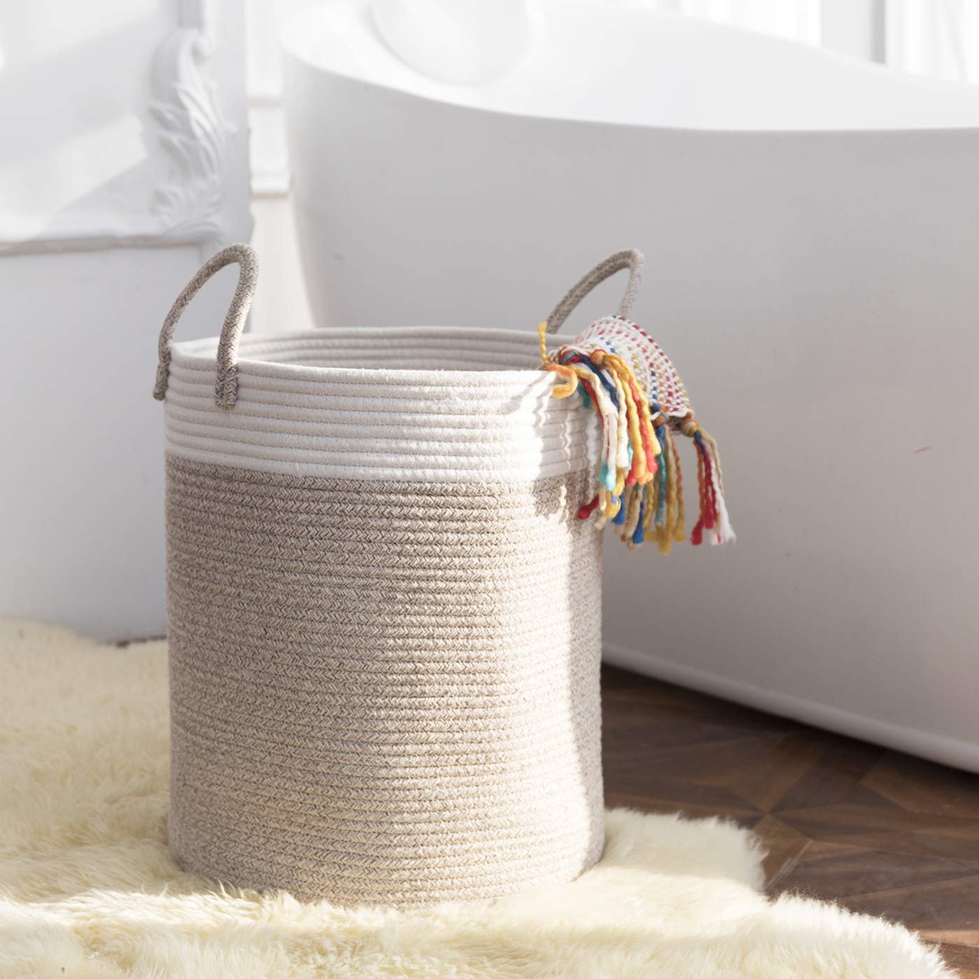 LA JOLIE MUSE Decorative Storage Basket for Home